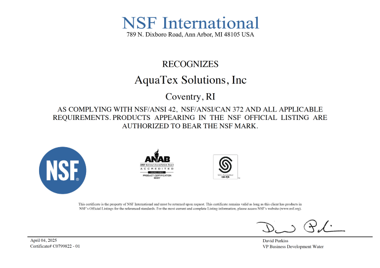 AquaTex Solutions | String Wound Water Filters in the US